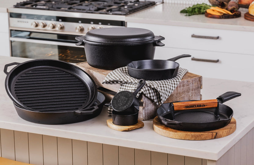 Cast Iron Cookware, Knives & Kitchen Accessories – The Ironclad Co.