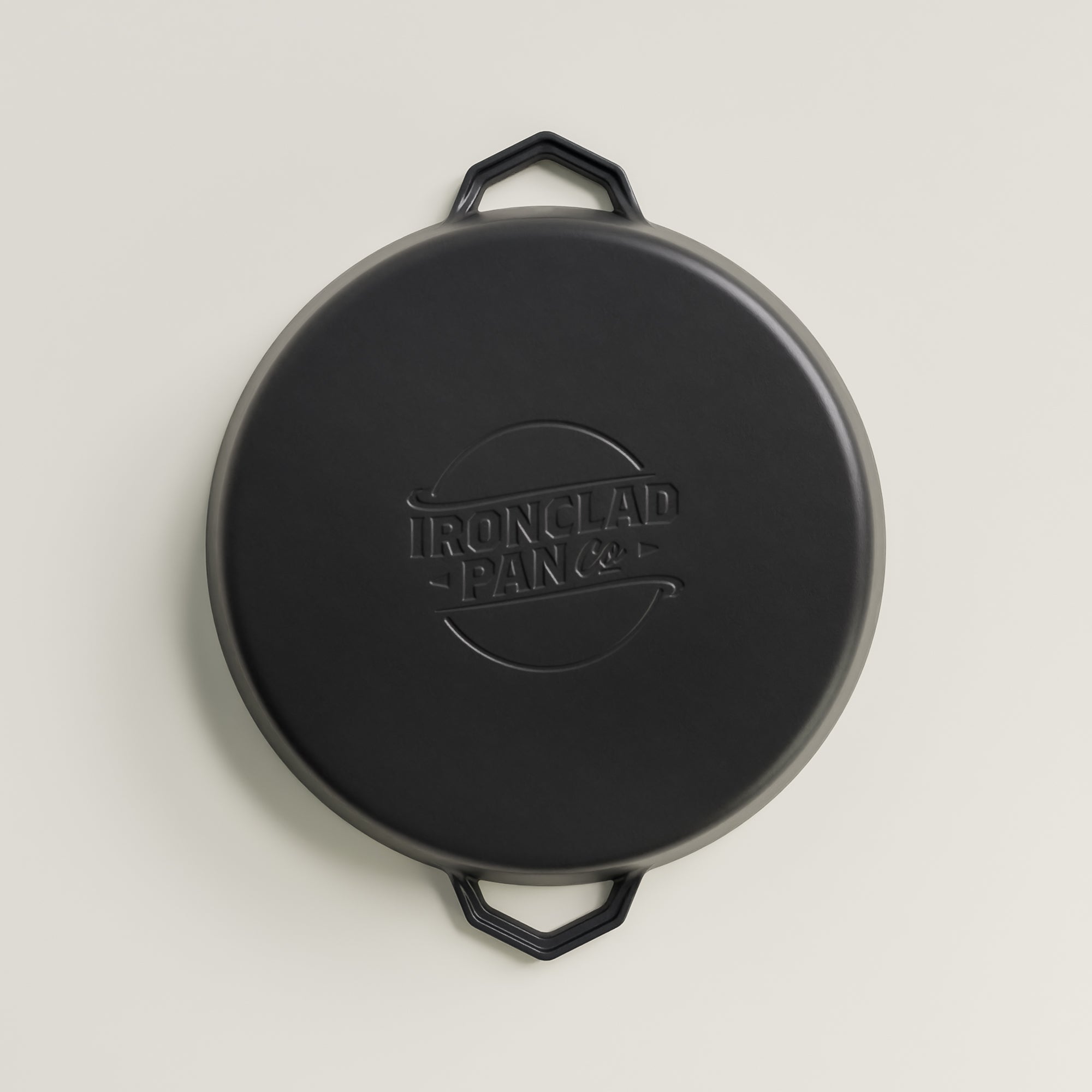 Ironclad Co | Satin Enamel 36cm Antique Black Grande Legacy Pan | Cast ...